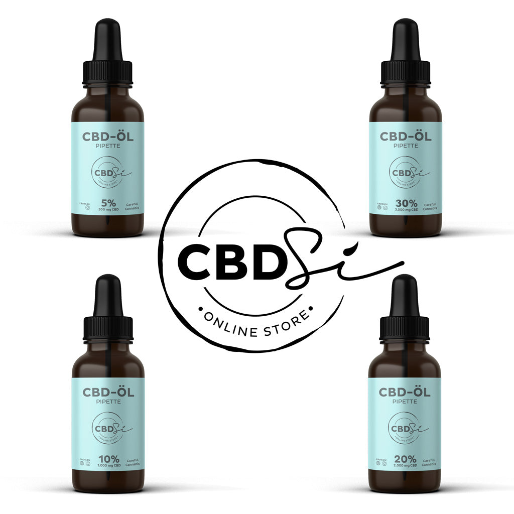 CBD oils in a tasting set – Order now | cbdia.uk